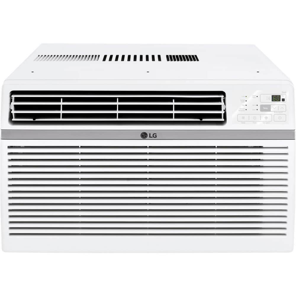LG 8,000 BTU (DOE) Window Air Conditioner Cools 350 sq. ft. with Remote ...