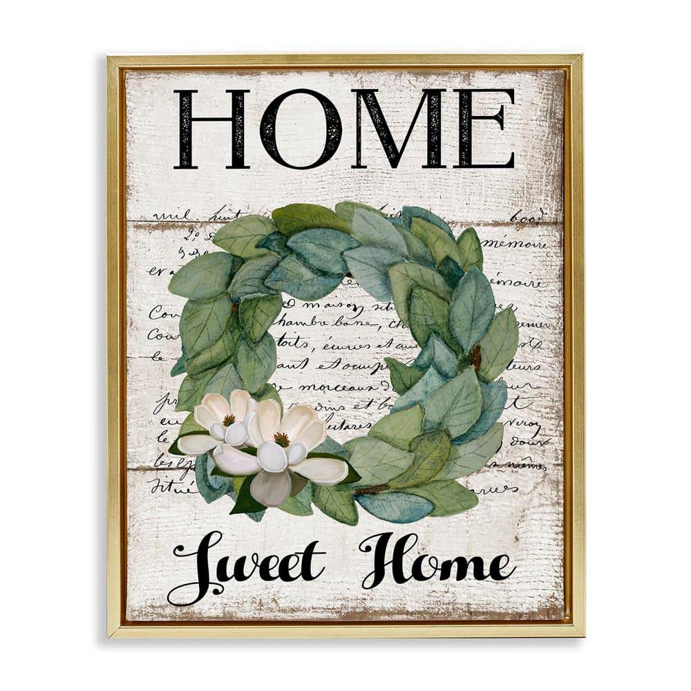 Stupell Industries Rustic Welcoming Phrase by Creatif Belle Gold ...