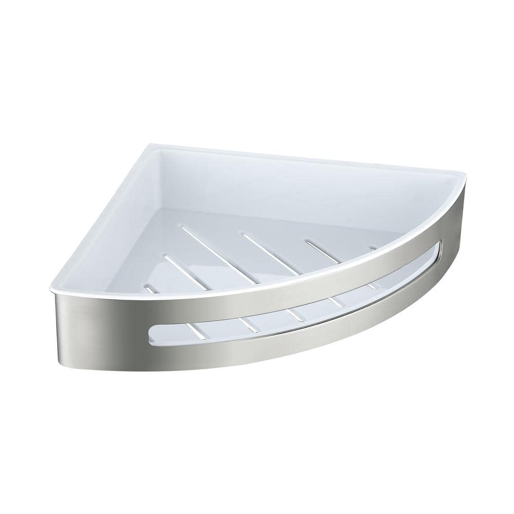 ATKING Stainless Steel Wall Mounted Corner Shower Caddy in Brushed ...