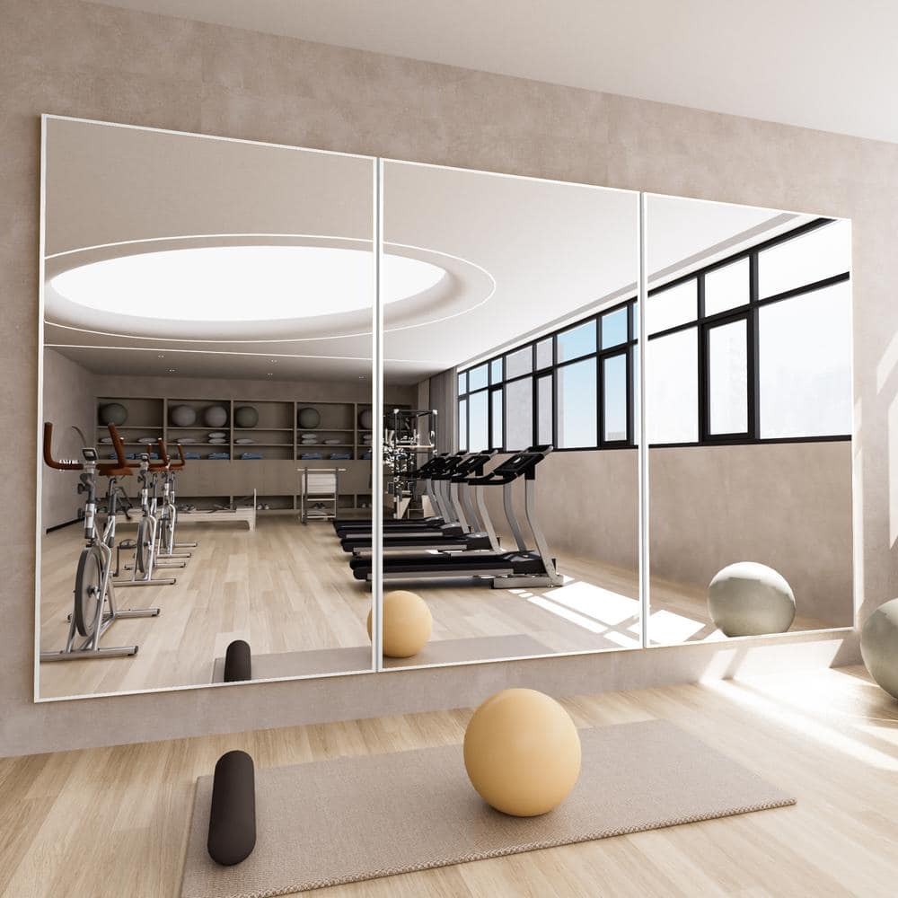 LuxHomez 32 in. W x 71 in. H Oversized Aluminum Alloy Rectangle Full ...