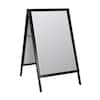 Azar Displays A Frame Metal Sign in Black 300241 - The Home Depot