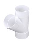 Charlotte Pipe 4 in. DWV PVC Comb Wye and 1/8 Bend PVC005011200HD