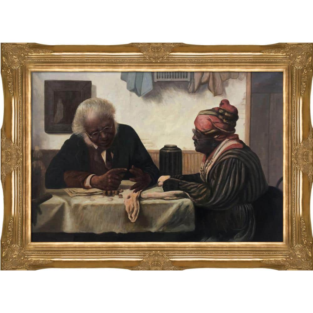 LA PASTICHE A Penny Short by Harry Roseland Victorian Gold Framed ...