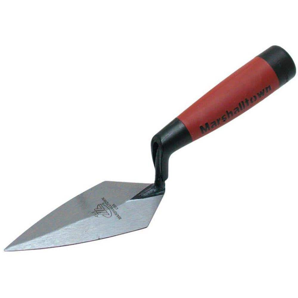 MARSHALLTOWN 5 in. x 2-1/2 in. Brick Trowel -Durasoft Handle 45 5D-HD ...