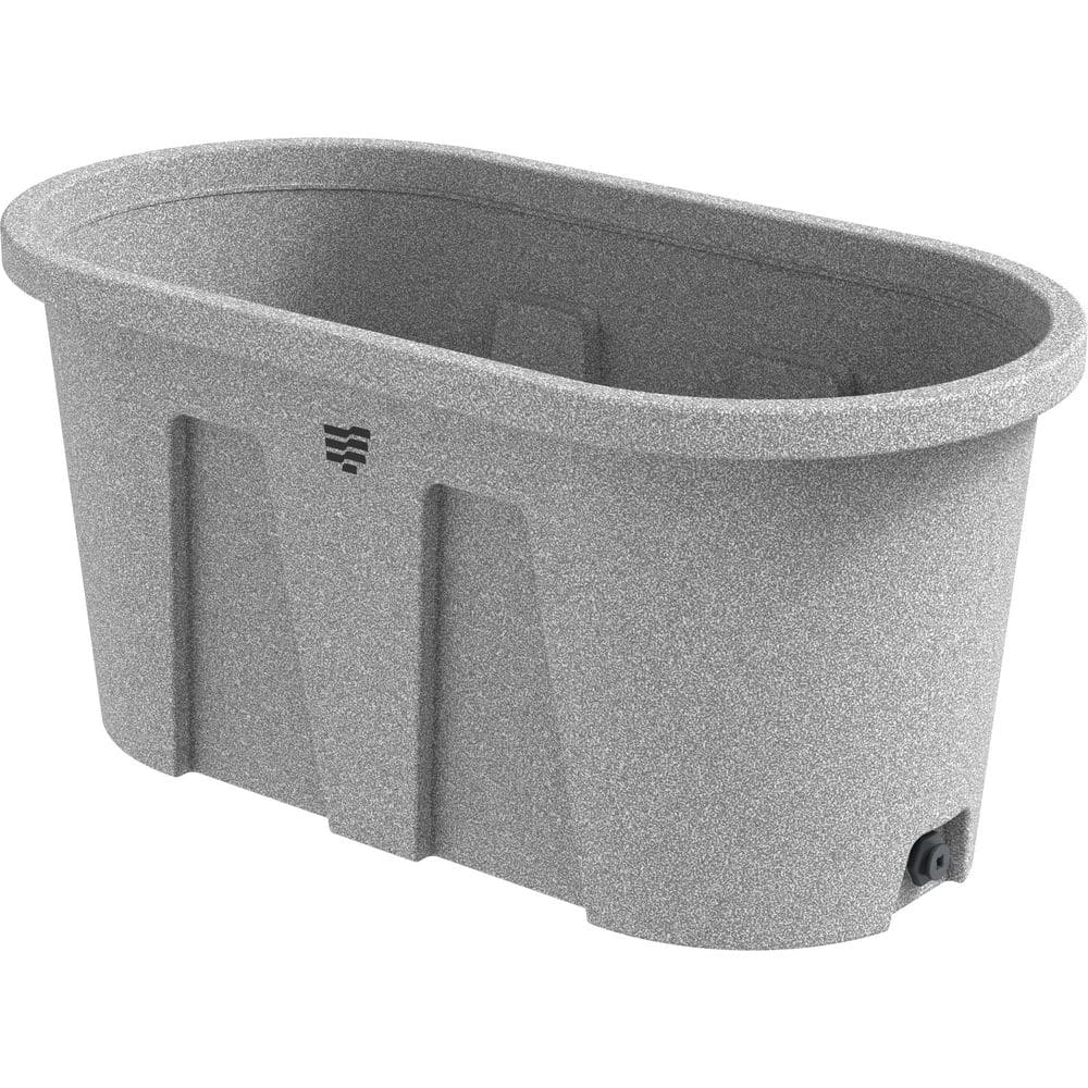 TARTER 2 ft. x 2 ft. x 4 ft. DuraTough Poly 100 Gal. Livestock Equipment Tank WTDT224G - The ...