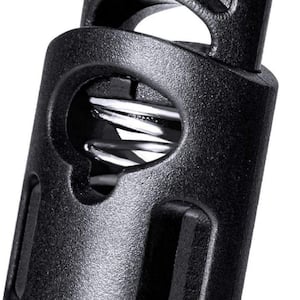 Lukyamzn Plastic Spring Cord Locks 50-Pieces for Drawstrings, Paracords ...