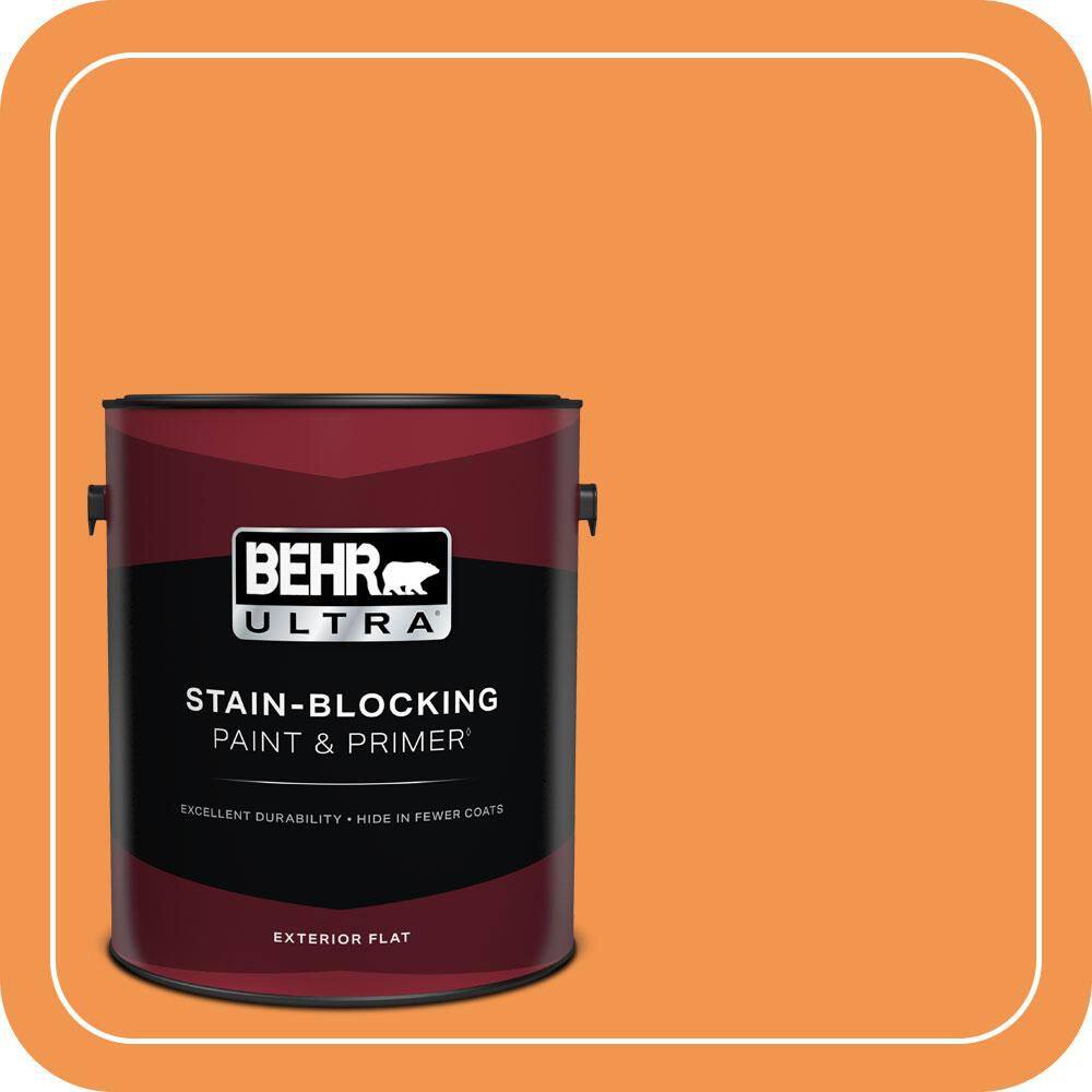 BEHR ULTRA 1 gal. #P230-6 Toucan Flat Exterior Paint & Primer 485301 ...