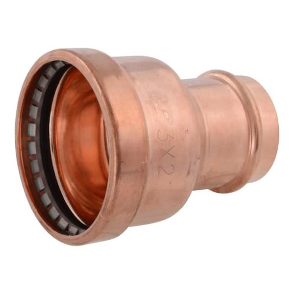SharkBite 3 in. x 2 in. Large Diameter Copper Press Reducing Coupling ...