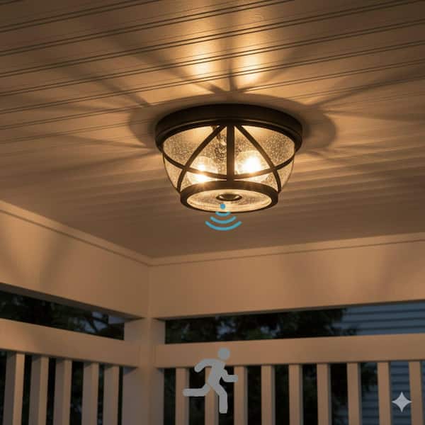 Motion Sensing - Outdoor Ceiling Lights - The Home Depot