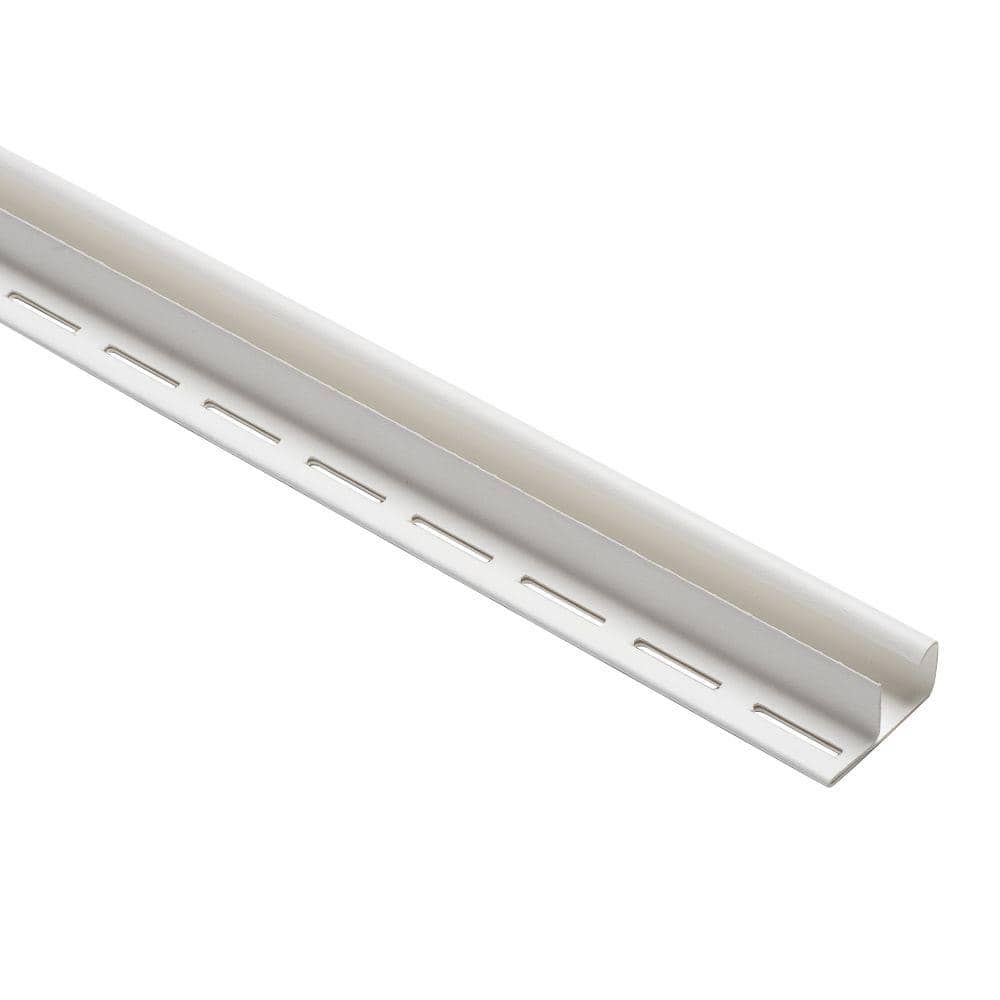 0.75 in. x 5/8 in. x 12.6 ft. White F-Channel VFC5804H - The Home Depot