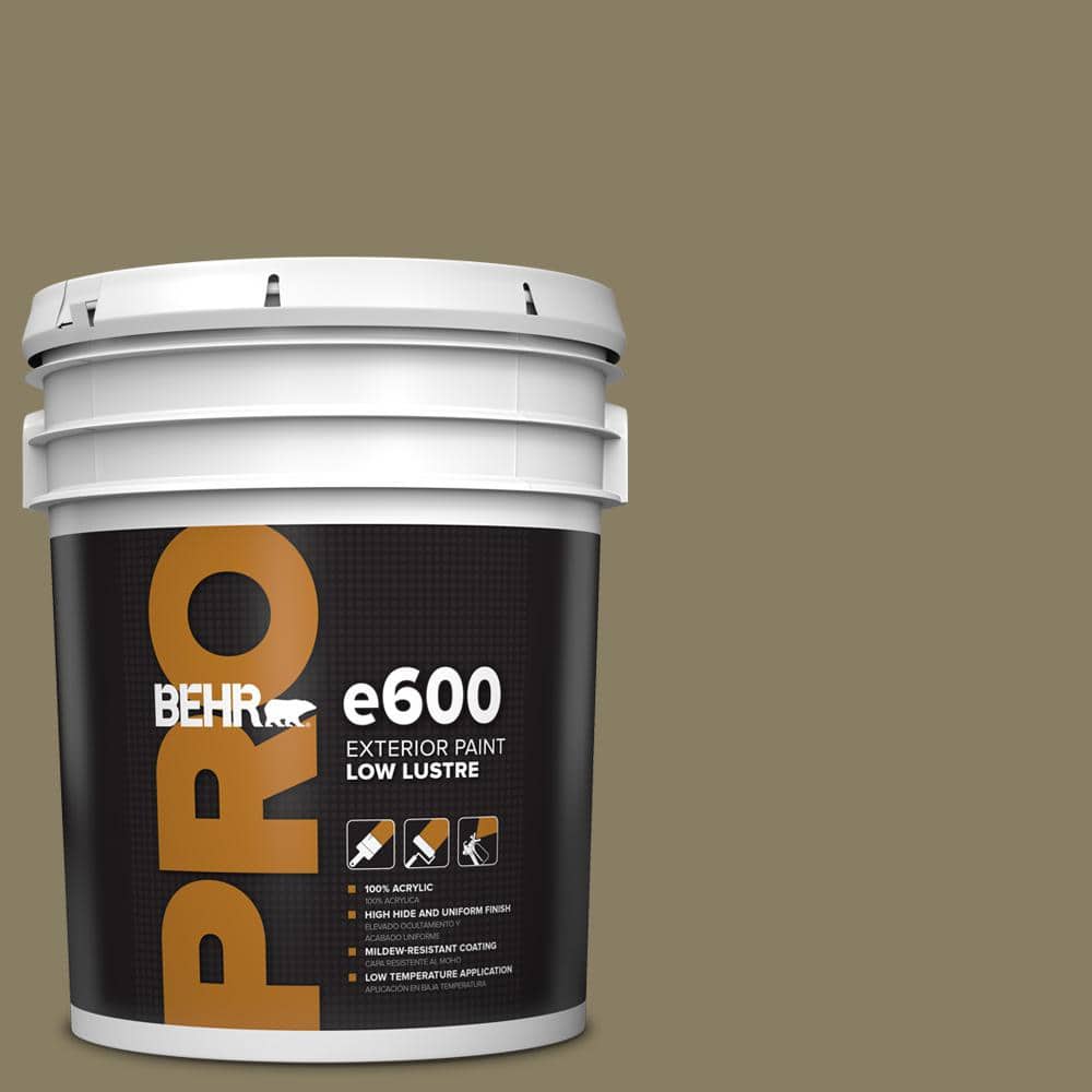 BEHR PRO 5 gal. #N340-6 Sorrel Leaf Low Luster Exterior Paint PR62305 - The Home Depot