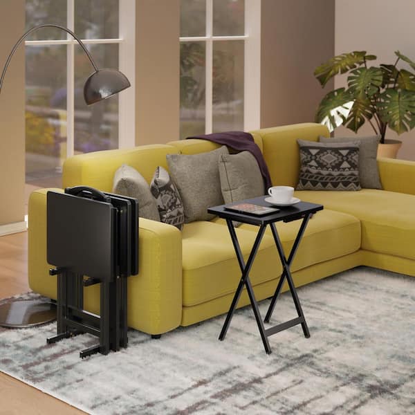 WINSOME WOOD Alex Black 5 piece Snack Table 22520