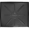 AMERICAN BUILT PRO 24 in. x 20.5 in. Black Dishwasher Drain Pan DWP-1B ...