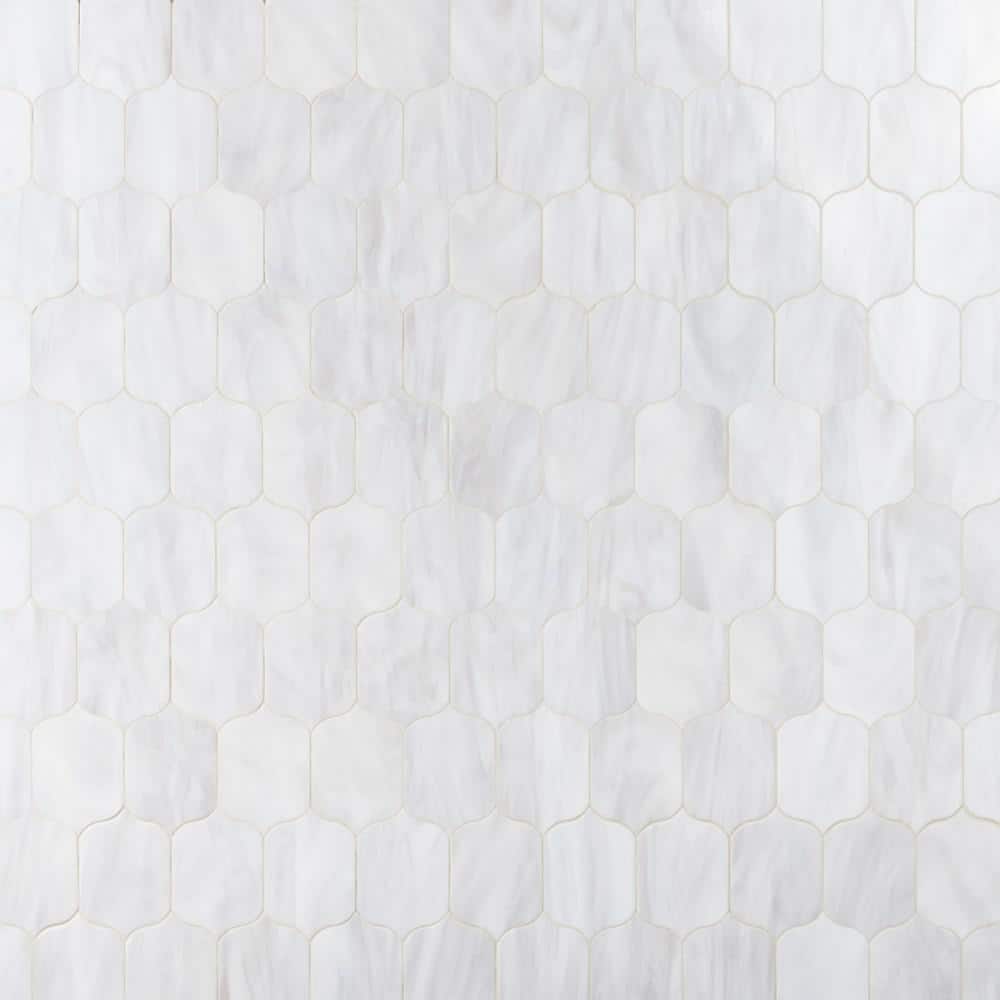Ivy Hill Tile Rococo Lantern Cloud White 10 68 In X 14 18 In Polished