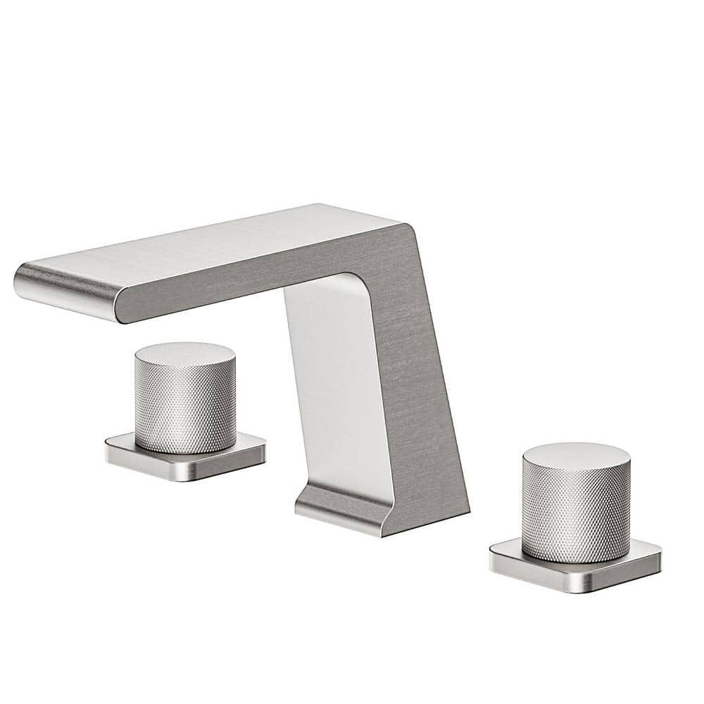 YAWWALK Double Handle Deck-Mount Roman Tub Faucet with Anti-slip in ...