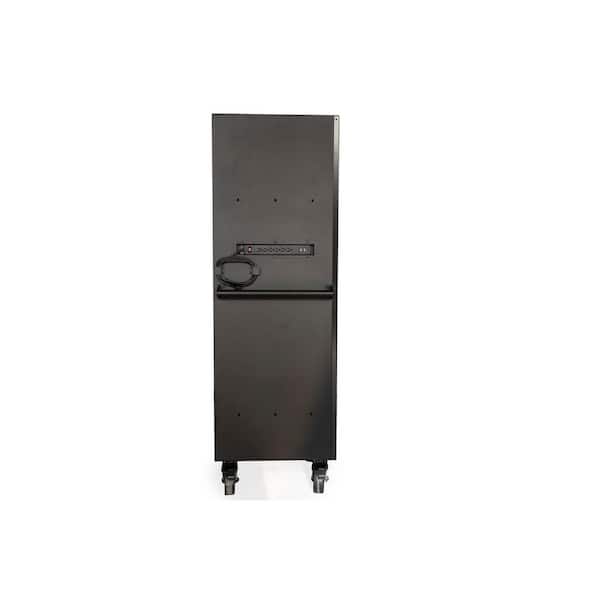 Husky Modular Tool Storage 24 in. W x 24 in. D Heavy Duty Matte Black ...