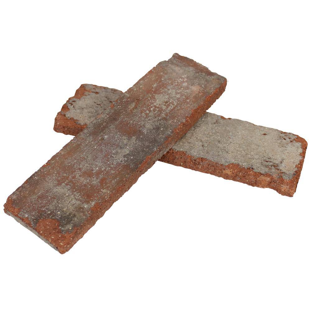 Old Mill Brick 7.625 in. x 2.25 in. x 0.5 in. Highland Thin Brick ...
