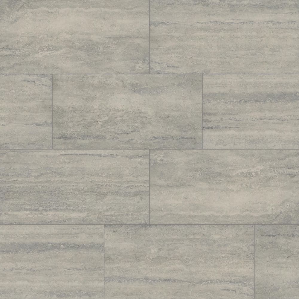Reviews for MSI Trevi Gray 12 in. x 24 in. Matte Porcelain Travertine ...