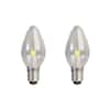 Feit Electric 7-Watt Equivalent C7 2700K Clear LED E12 Night Light Bulb ...