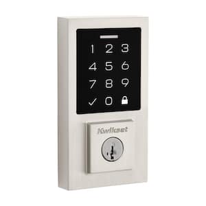 Kwikset SmartCode 260 Traditional Satin Nickel Keypad Single Cylinder ...