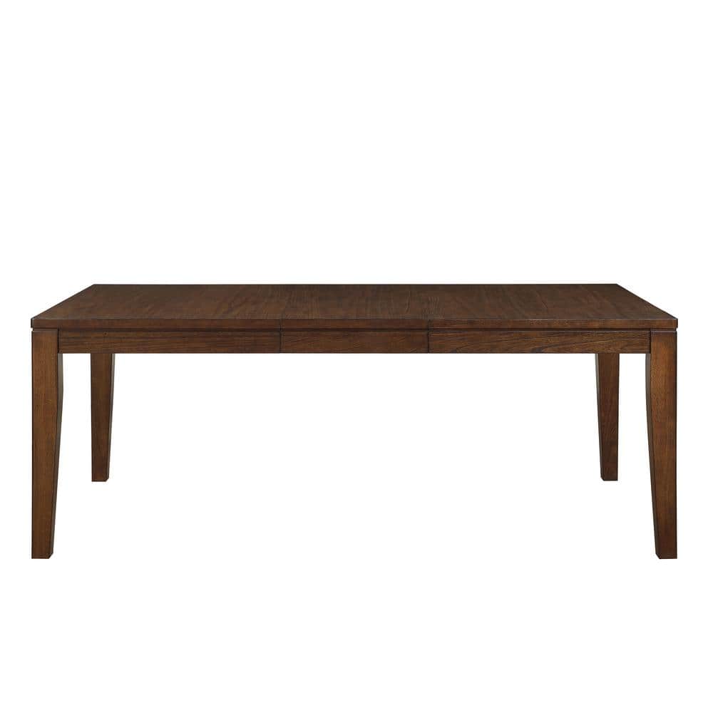 Steve Silver Stratford Walnut 78 in. Extendable Dining Table ST500T - The Home Depot