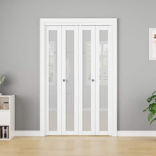 TENONER 48 in. x 80 in. (Double 24 in. W Doors) Webbing and Wood, PVC ...