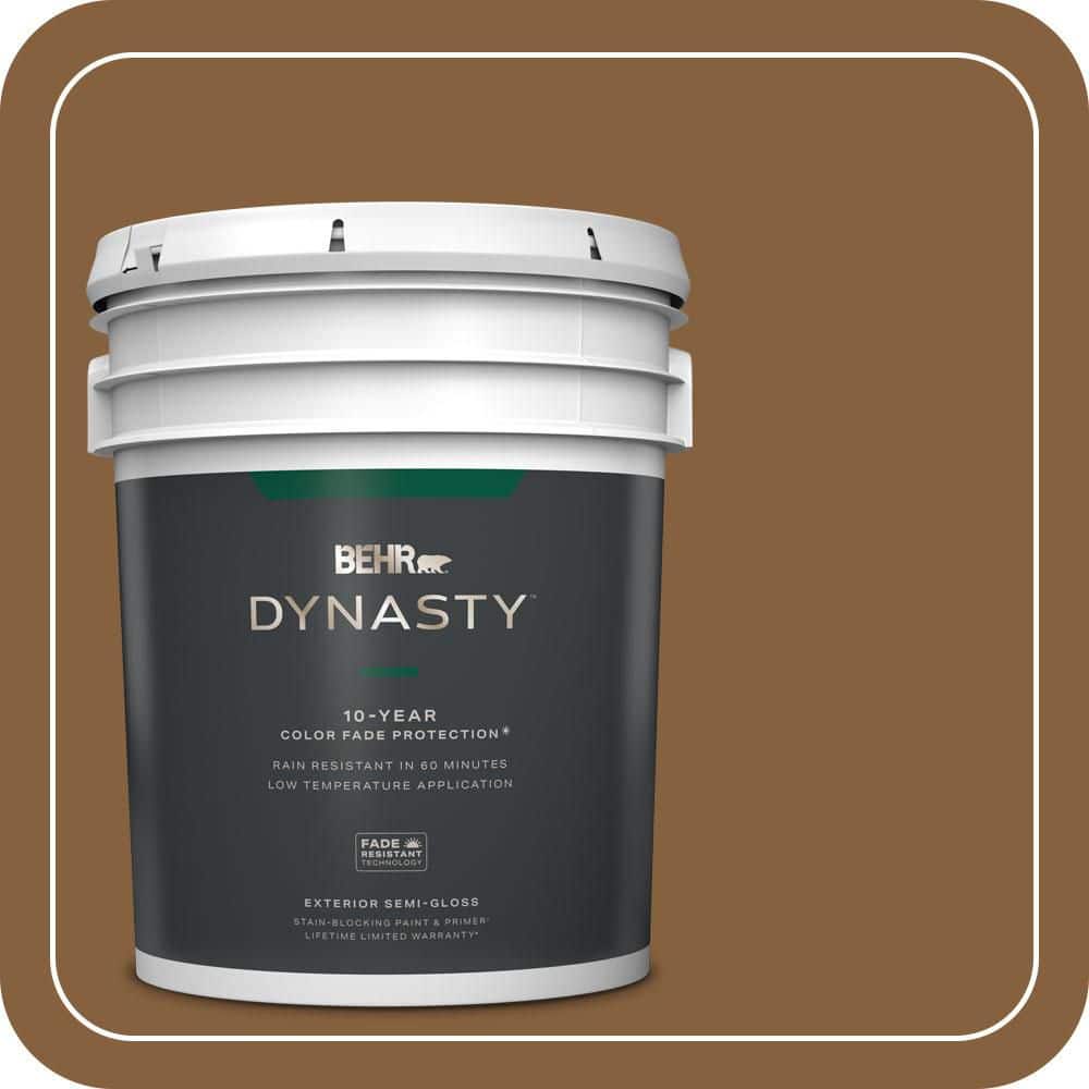 BEHR DYNASTY 5 gal. #PPU4-18 Spice Bazaar Semi-Gloss Exterior Stain ...