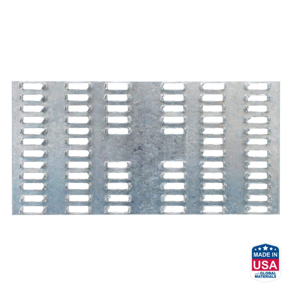 Simpson Strong-Tie MP 3 in. x 6 in. 20-Gauge Galvanized Mending Plate ...