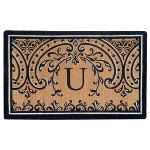 Heavy Duty Coir Easton 30 in. x 48 in. Monogrammed I Door Mat CNI3048 ...
