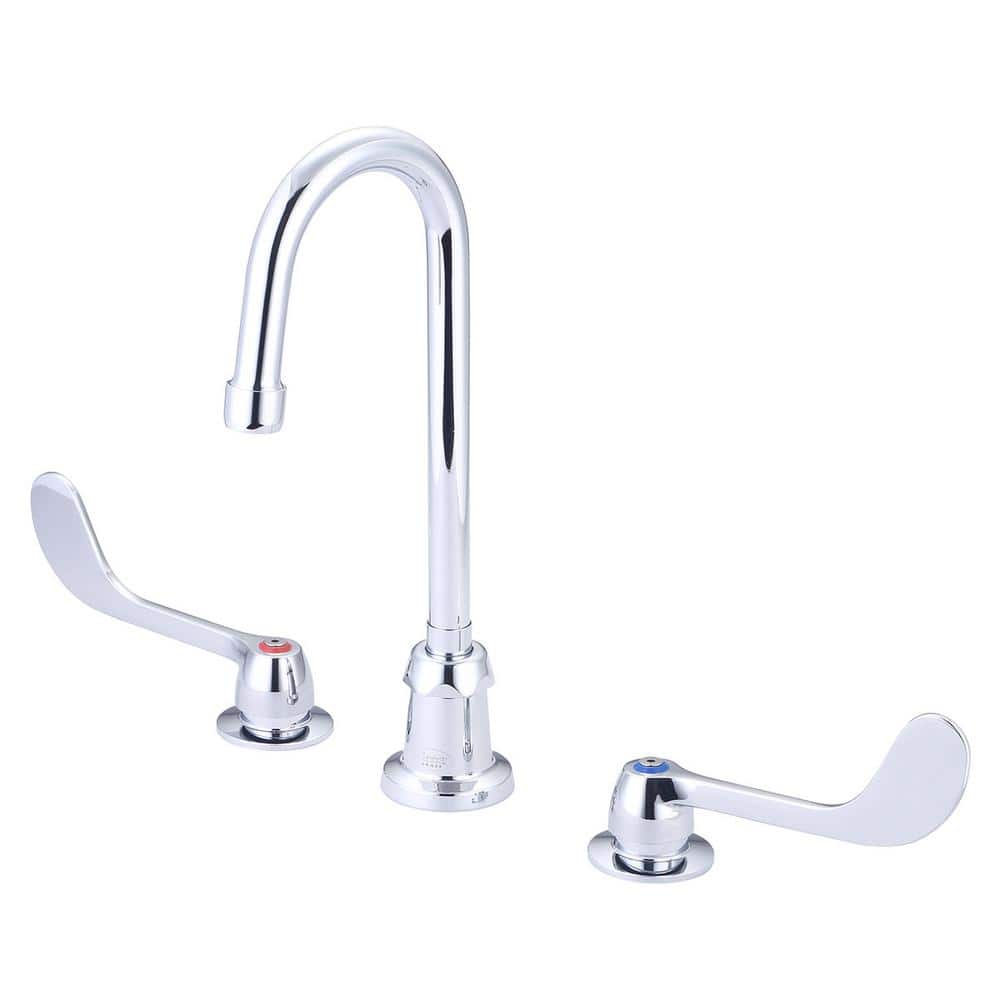 Central Brass 2-Handle Standard Standard Kitchen Faucet in Polished ...