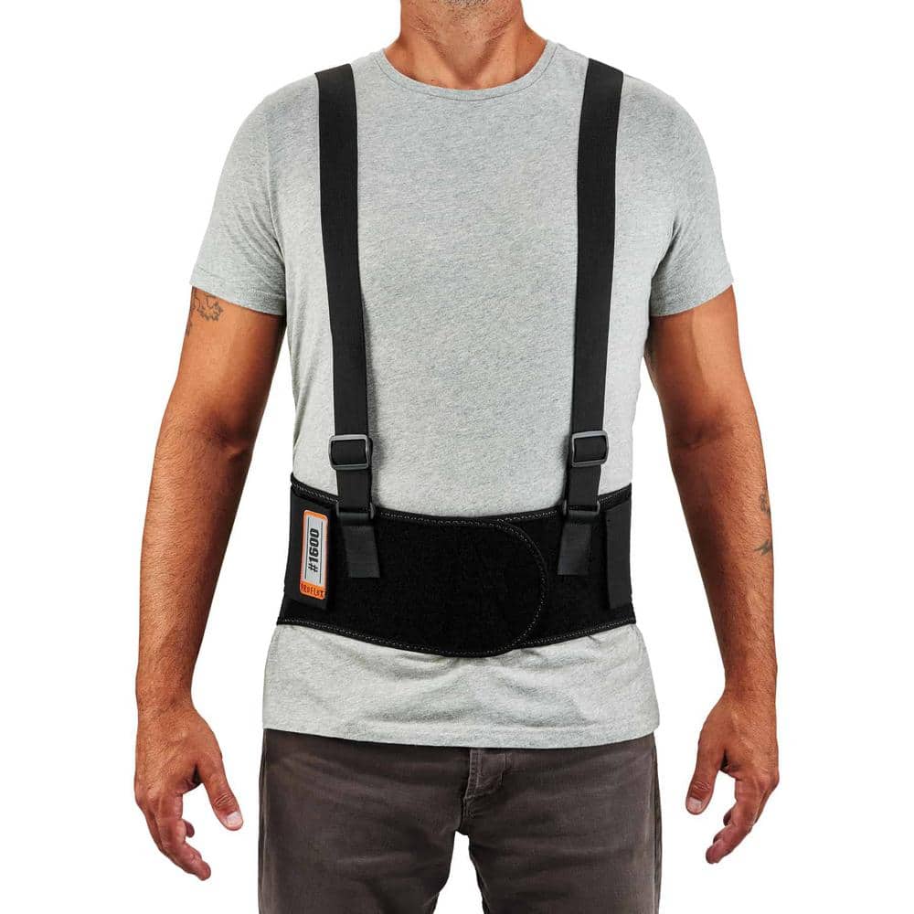 Ergodyne ProFlex 1600 Standard Elastic Back Support Brace - 4XL 1600 ...
