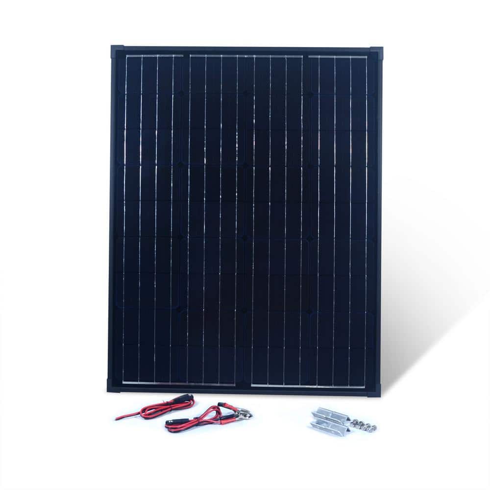 NATURE POWER 90-Watt Monocrystalline Solar Panel 50092 - The Home Depot