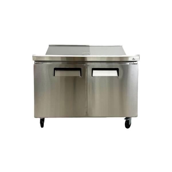 Cooler Depot 48 in. 12.96 cu. ft. Commercial Sandwich Prep Table ...
