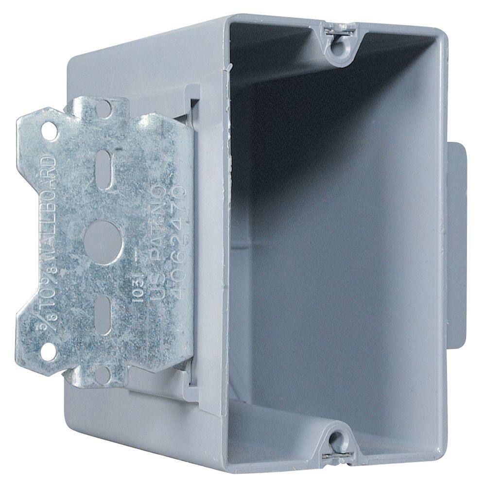 Legrand Slater New Work Plastic 1 Gang 22.5 cu. in. Deep Steel Stud ...