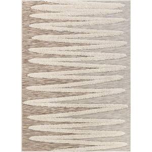 Well Woven Bellagio Chiara Tribal Moroccan Beige 5 ft. 3 in. x 7 ft. 3 ...