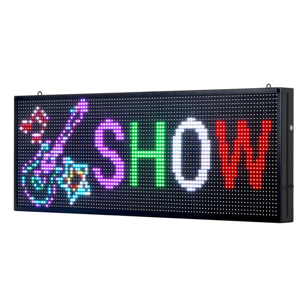 SKYSHALO Programmable LED Sign, P10 Full Color Flexible Digital ...