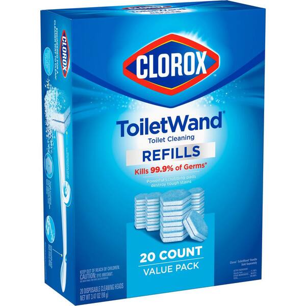 Clorox ToiletWand Disinfecting Refills Toilet Bowl Cleaner Disposable ...