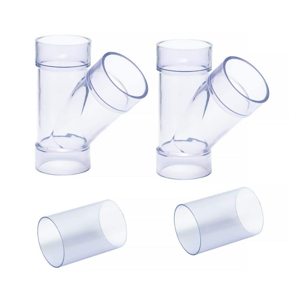 ‎POWERTEC 2-1/2 in. ID Y Fitting for OD Pipe or OD Connectors Splice ...