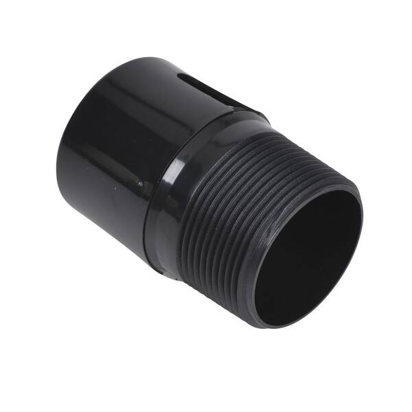 Oatey 1-1/2 in. NPT Black ABS In-Line Air Admittance Vent 390122 - The ...