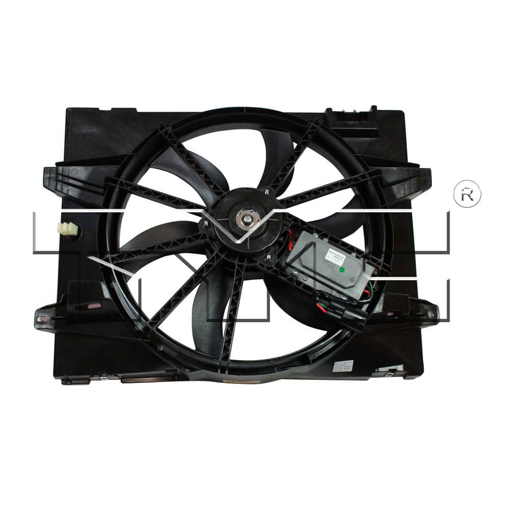 TYC Dual Radiator and Condenser Fan Assembly 621380CU - The Home Depot