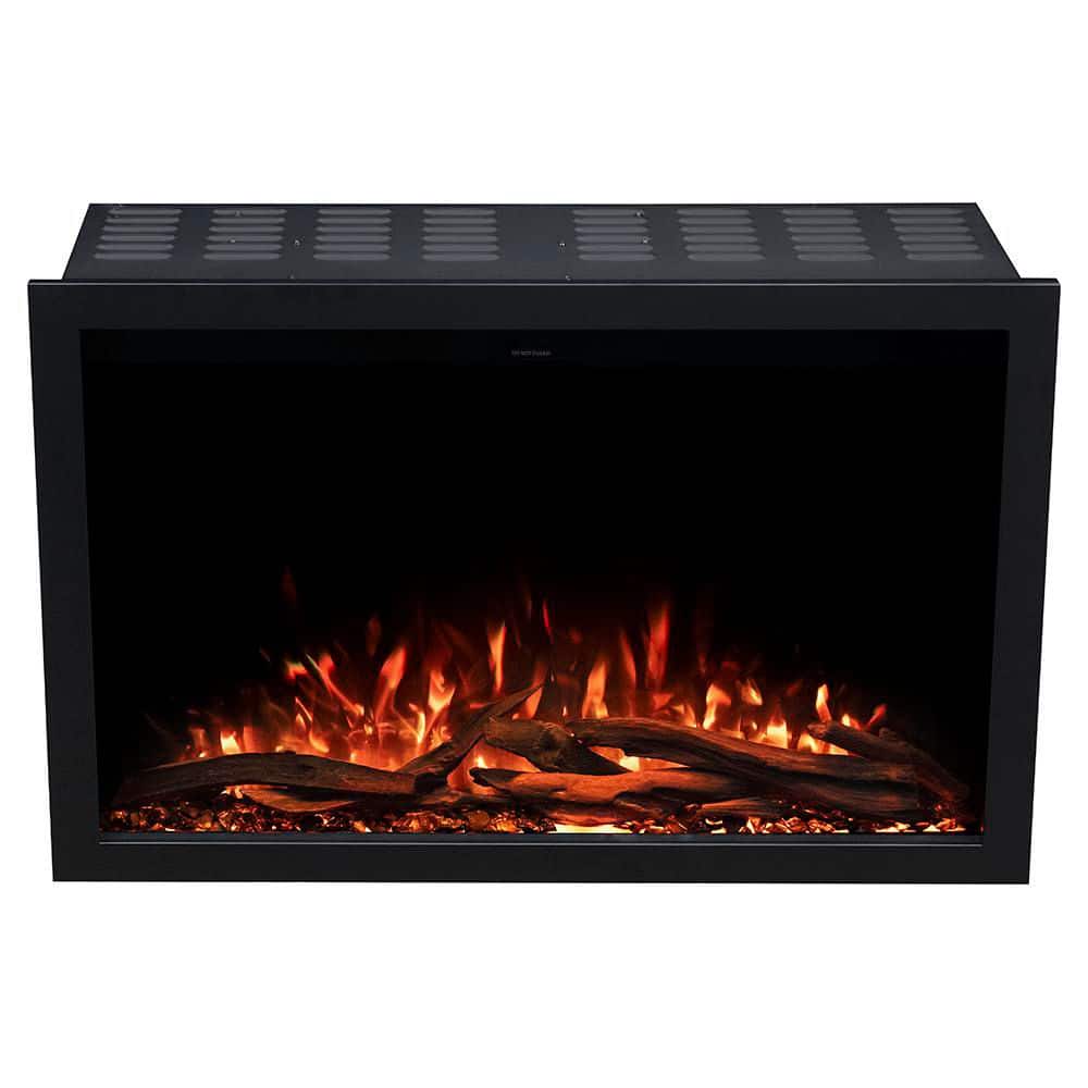 Modern Ember Highmark Traditional 38 in. Electric Fireplace Insert ...