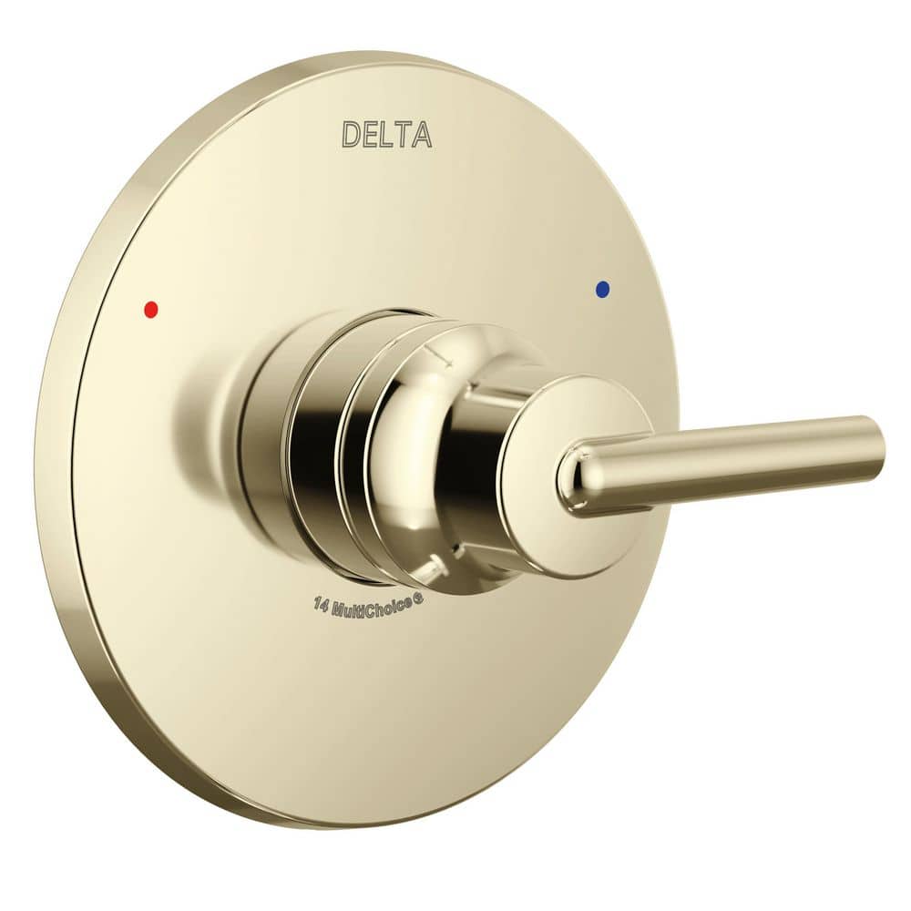 Delta Trinsic 1-Handle Wall-Mount Valve Trim Kit in Polished Nickel ...