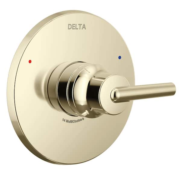 Delta Trinsic 1-Handle Wall-Mount Valve Trim Kit in Polished Nickel ...