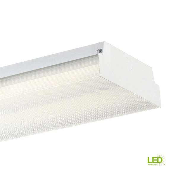 EnviroLite 4 ft. White LED Wraparound Ceiling Light WL0940DMD40 - The ...