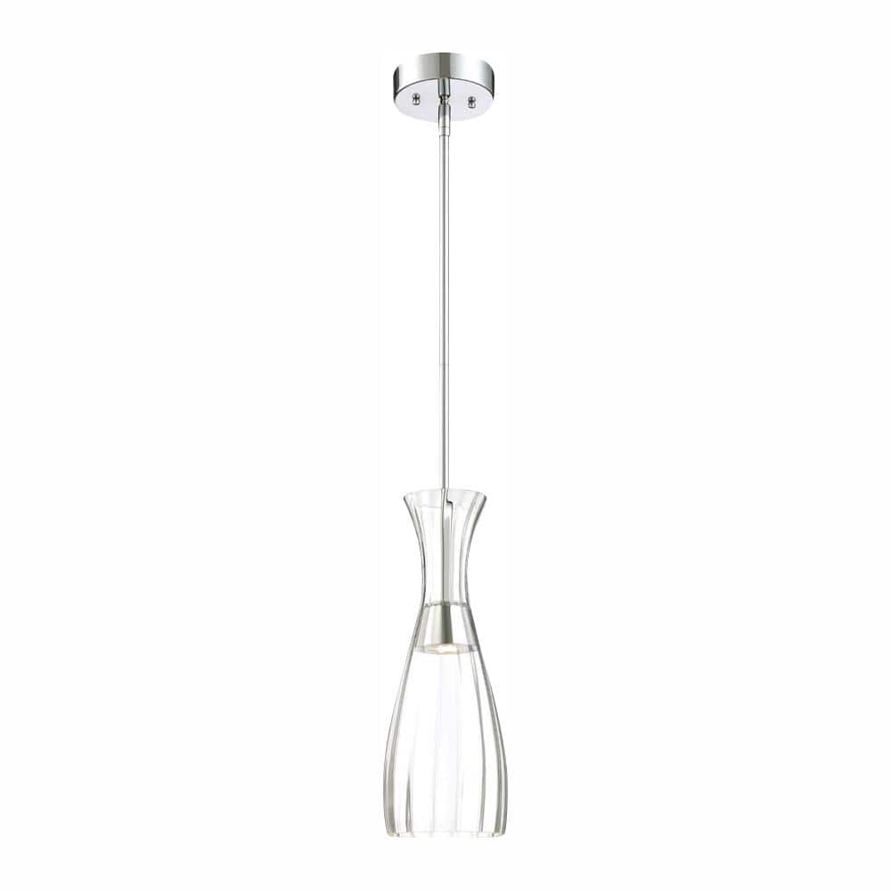 Designers Fountain Mila 11-Watt 1-Light Chrome Integrated LED Mini ...