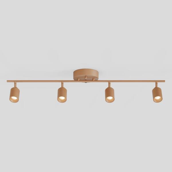 Vidalite Shura Warm Brown Integrated LED Fixed Track Light Rotatable ...