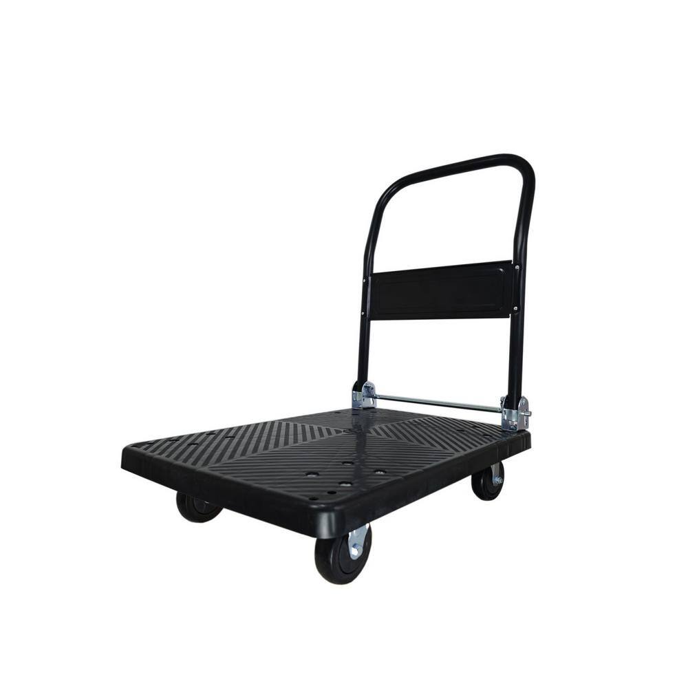 Miscool Anky 440 lbs. Capacity Platform Truck Hand Flatbed Cart Dolly ...