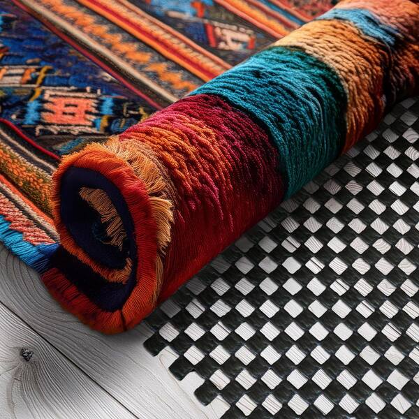 Nevlers 9 ft. x 12 ft. Premium Grip and Dual Surface Non-Slip Rug Pad ...