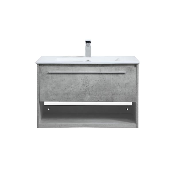 JimsMaison 30 in. W x 19 in. D x 21 in. H Single Sink Wall JimsMaison 30 in. W x 19 in. D x 21 in. H Single Sink Wall