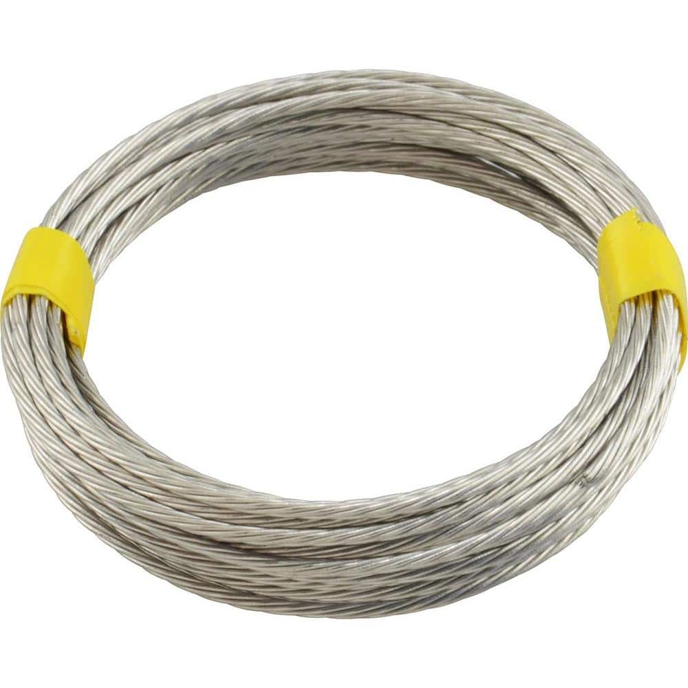 OOK 9 ft. Stainless Steel Hanging Wire 50115 - The Home Depot
